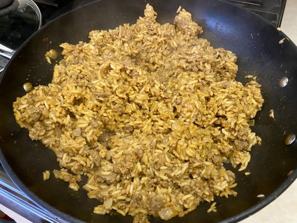 Taco Rice with Queso | Festival Foods Blog