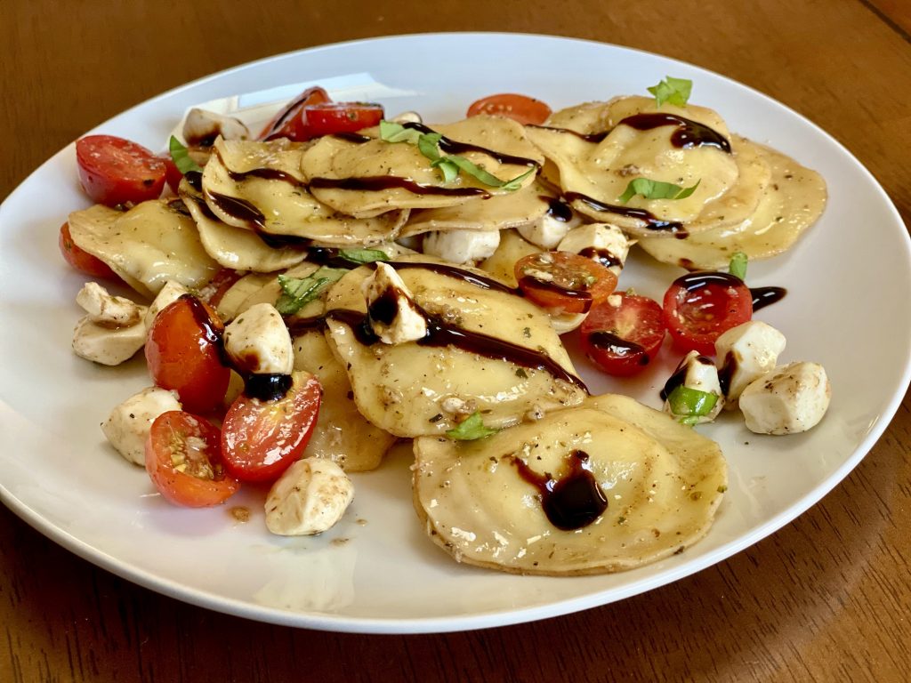 Caprese Ravioli Salad | Festival Foods Blog