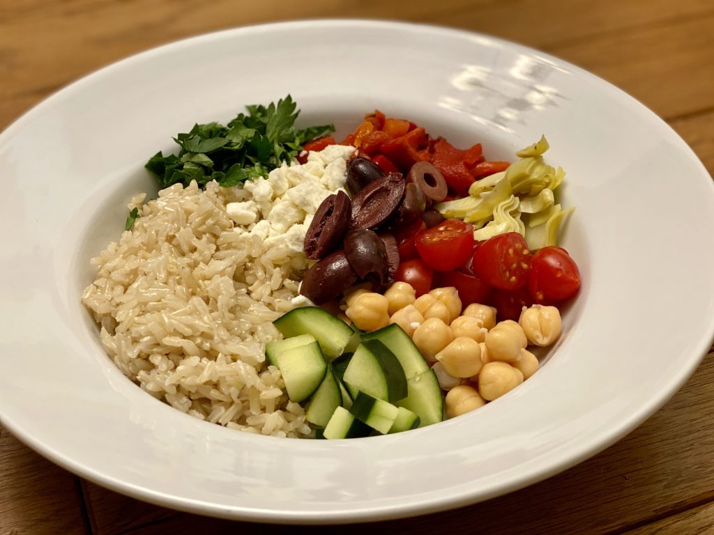 Mediterranean Brown Rice Bowl | Festival Foods Blog
