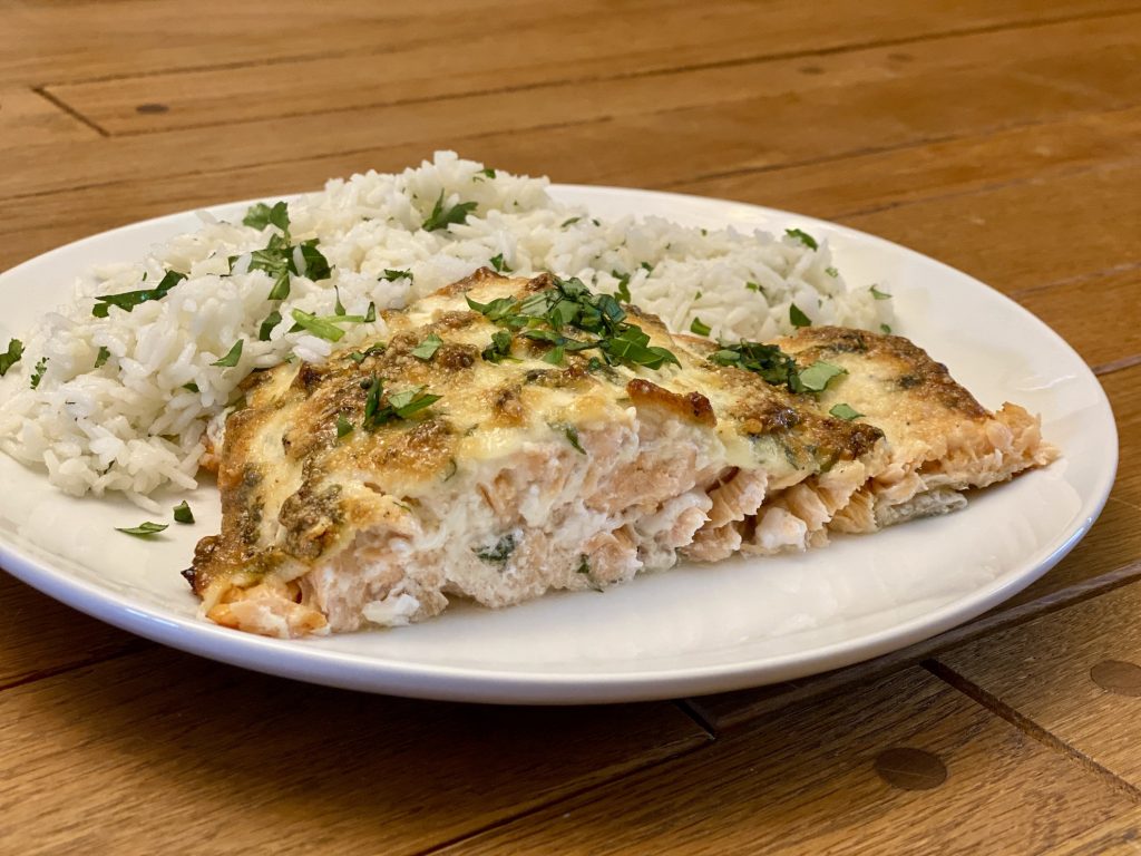 Parmesan Basil Salmon | Festival Foods Blog